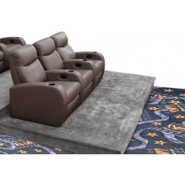 SoundRight 7inch Gray Riser Platform Easy to Setup - 4Seating